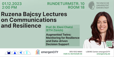 Ruzena Bajcsy Lecture with Eleni Chatzi with Networking Event for Women ...