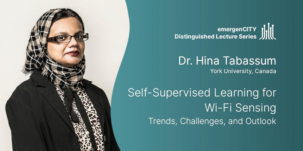 Distinguished Lecture mit Hina Tabassum – emergenCITY
